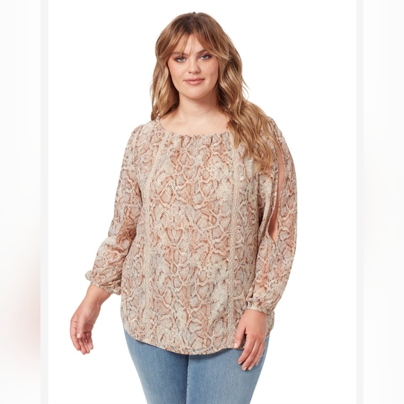 Jessica Simpson | Tops | Jessica Simpson Plus Size Caroline Top In ...